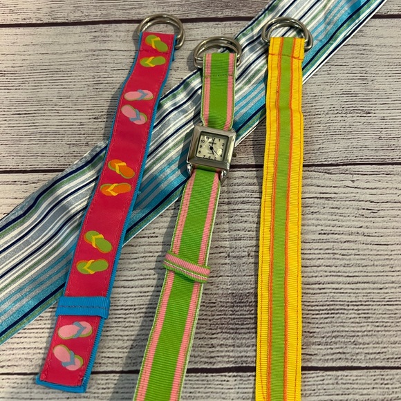 Geneva | Accessories | Geneva Ribbon Watch With 4 Straps | Poshmark